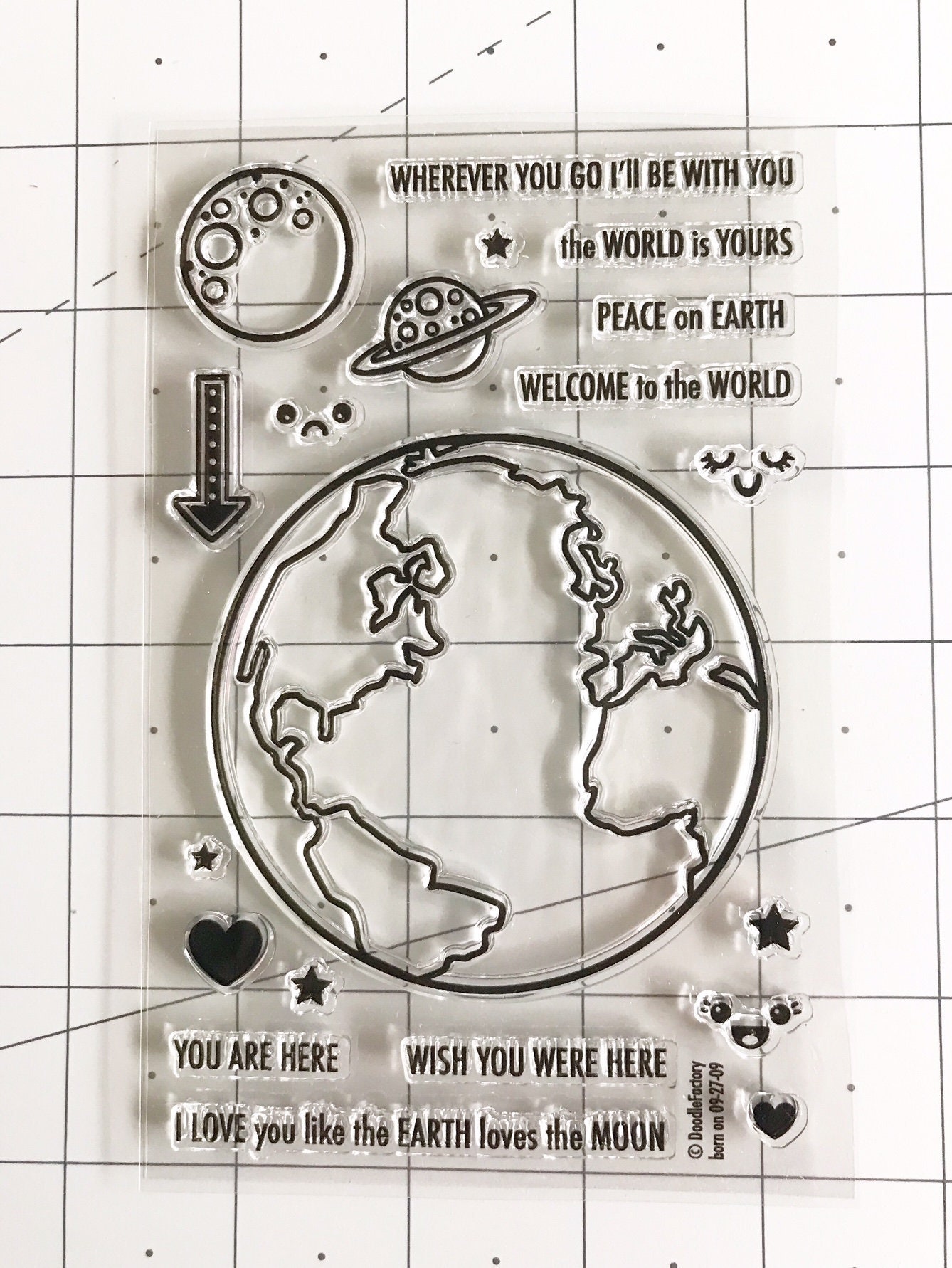 World Stamps Planet Stamps Celestial Stamps Saturn Stamp - Etsy UK