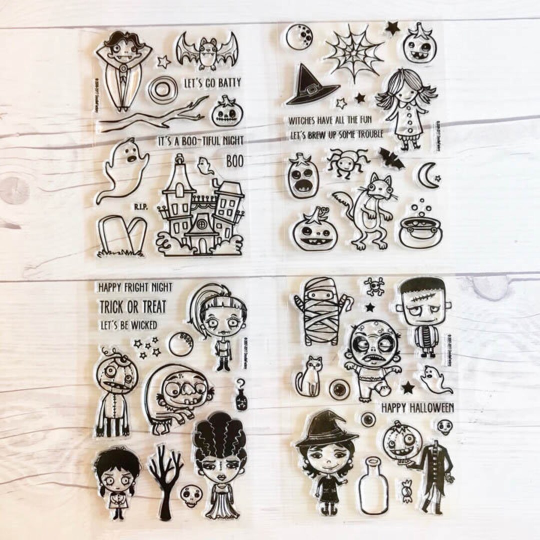 Halloween Stamps, Halloween Planner, October Daily, Zombie Stamps ...