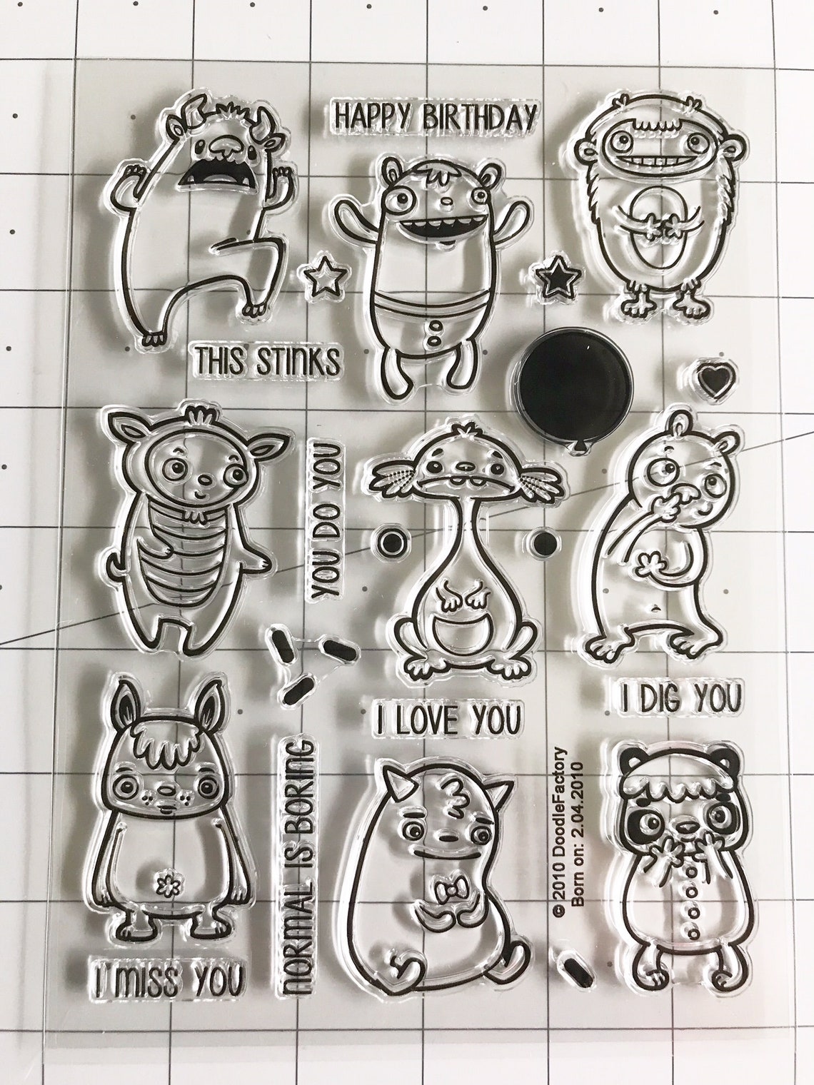 Creature Stamps Animal Stamps Monster Stamps Alien Stamps - Etsy