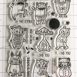 Creature Stamps, Animal Stamps, Monster Stamps, Alien Stamps, Planner ...