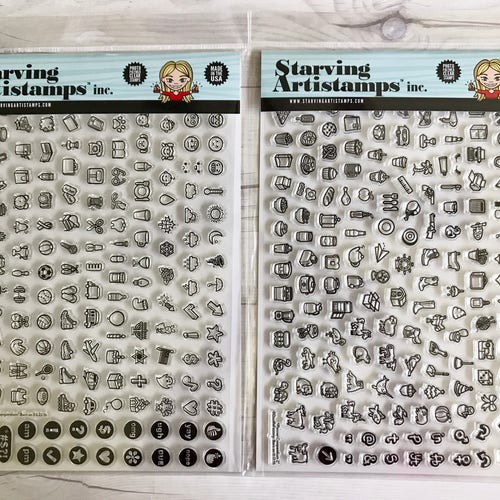 8 Pcs Crystal Schedule Stamps Weather Stamps-em62563 | Etsy