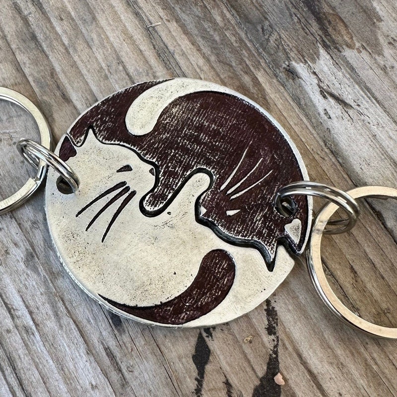 Yin Yang Cats - Etsy