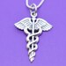 Caduceus Necklace - Nurse Gift - Doctor Gift - Medical Professional ...
