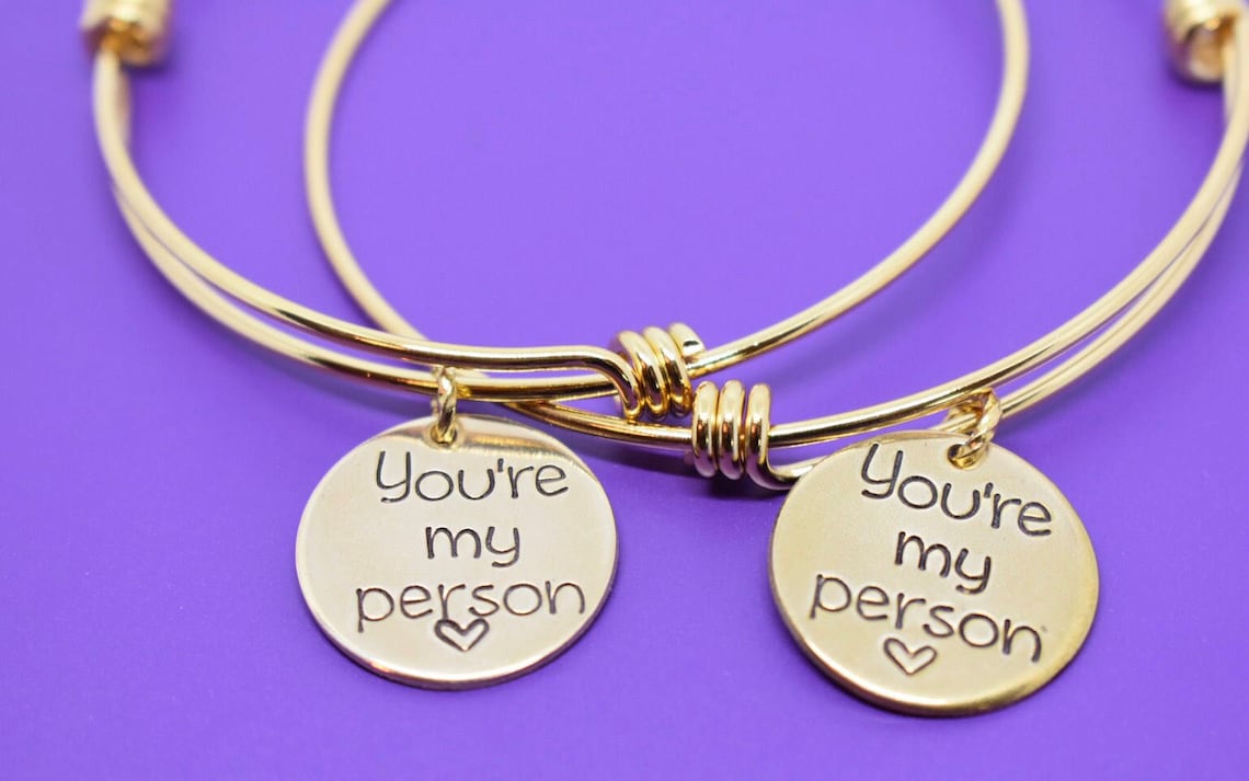 You're My Person Bracelets Best Friend Jewelry Anatomy | Etsy