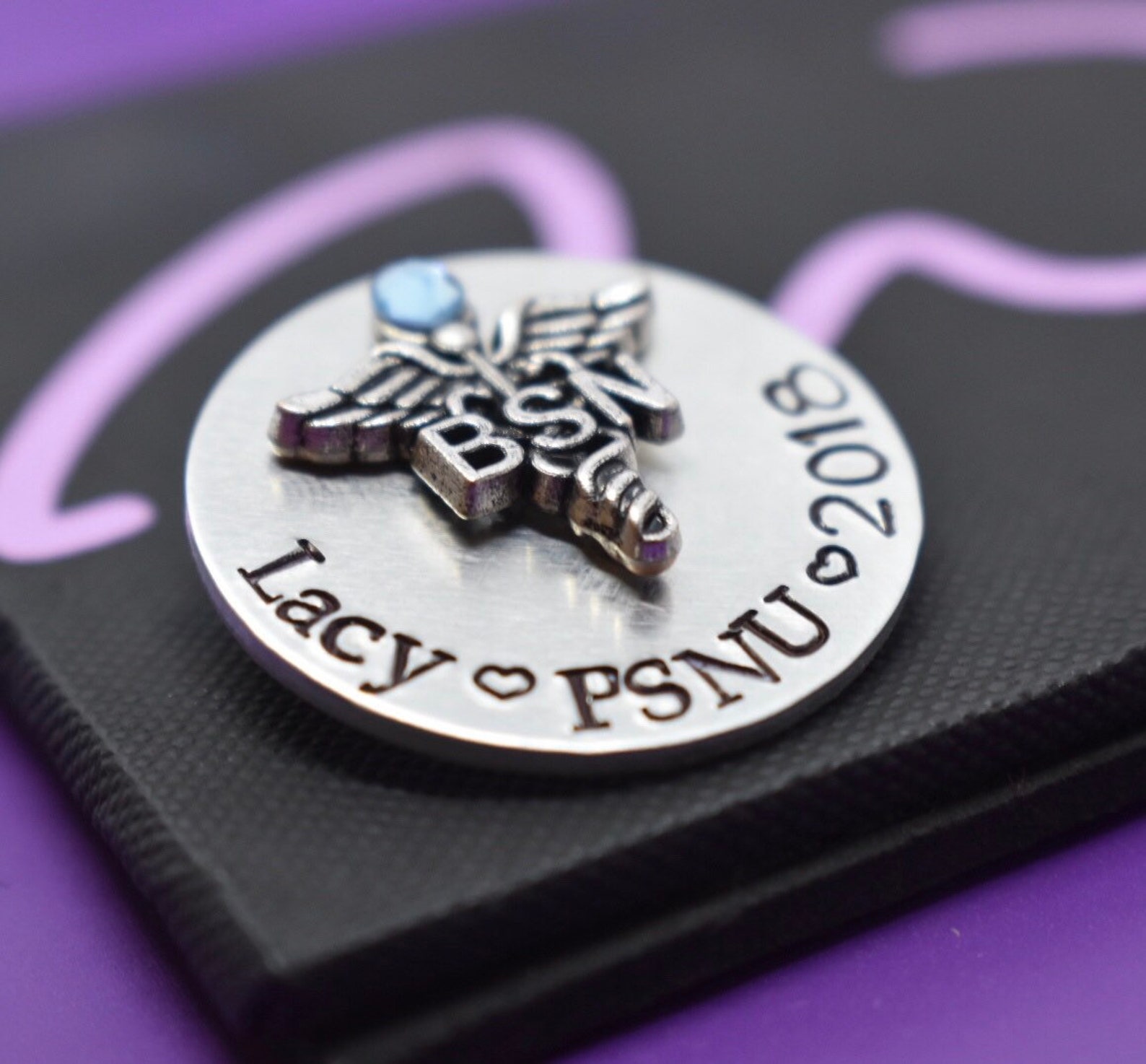 Nurse Pin for Pinning Ceremony RN Pin BSN Nursingpin Personalized Pin ...