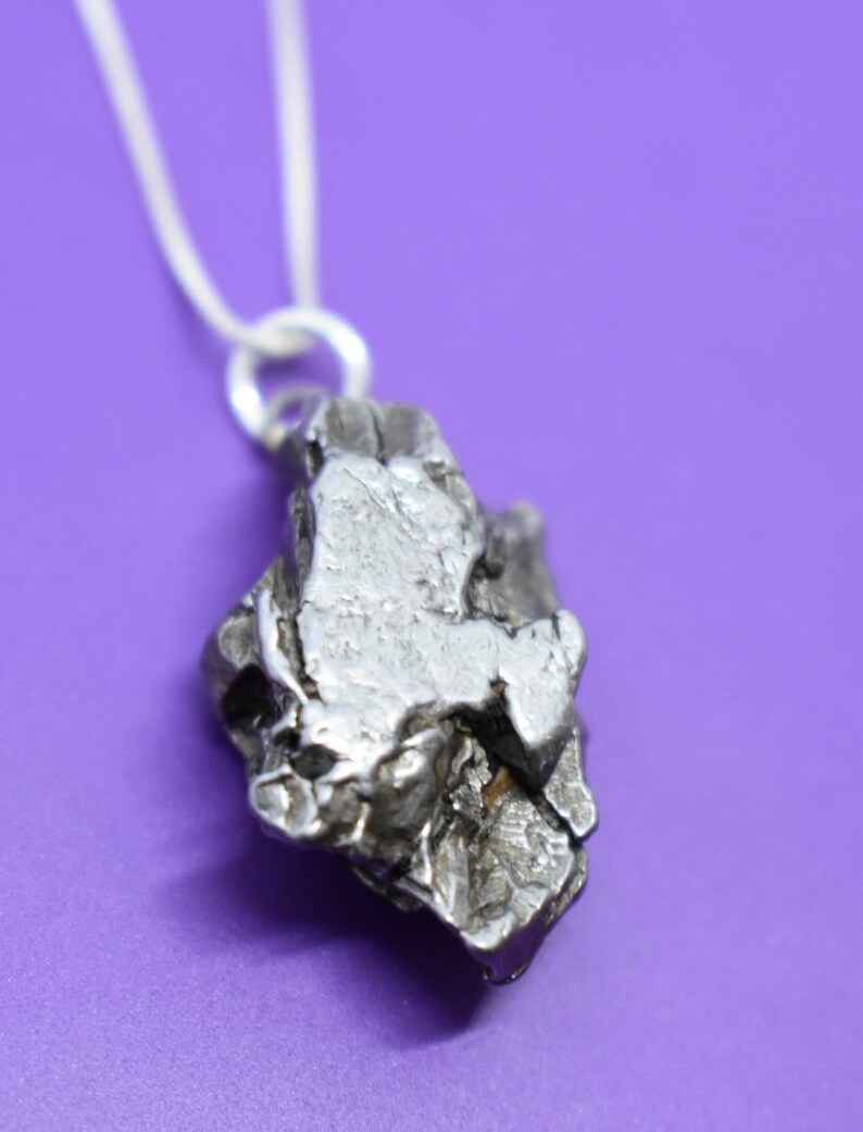 Meteorite Necklace Meteorite Jewelry Space Rock Space - Etsy