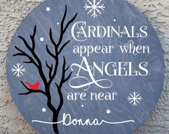 Cardinal Appear Sign - Etsy