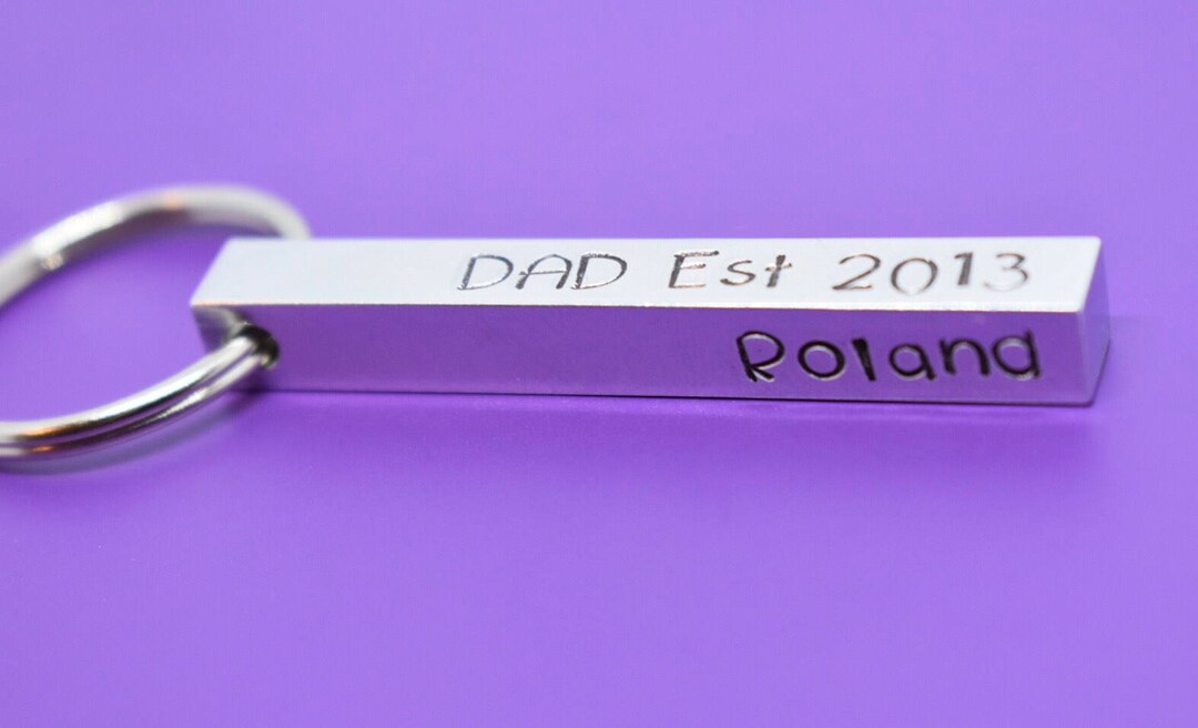 Fathers Day Gift Personalized dad Gift Dad Keychain Father's Day Gift ...