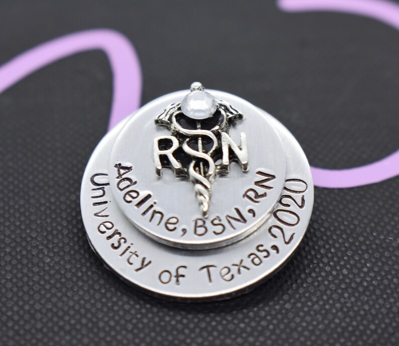 Nurse Pin for Pinning Ceremony Graduation RN BSN Nursing Pin ...