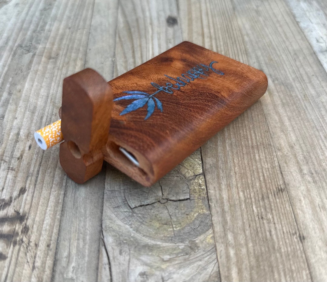 Personalized Dugout Box Resin Inlay Color Resin - Sneak a Toke, One ...
