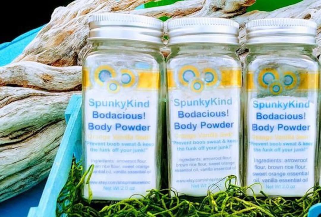 Bodacious Body Powder, Natural Body Powder, Talc Free Powder - Etsy