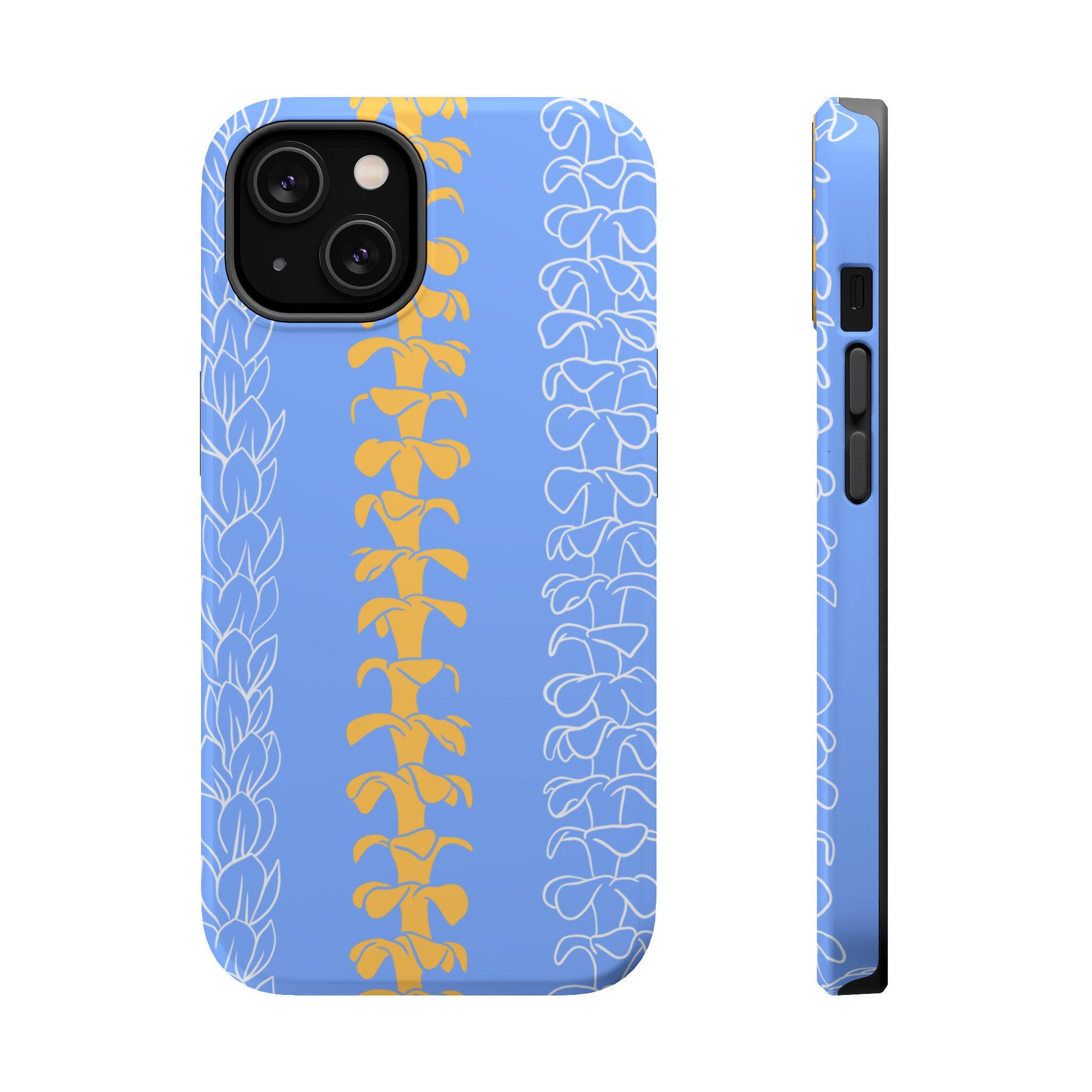Hawaiian Flower Lei Magsafe Tough iPhone Case, Hawaiian Phone Case, Lei ...