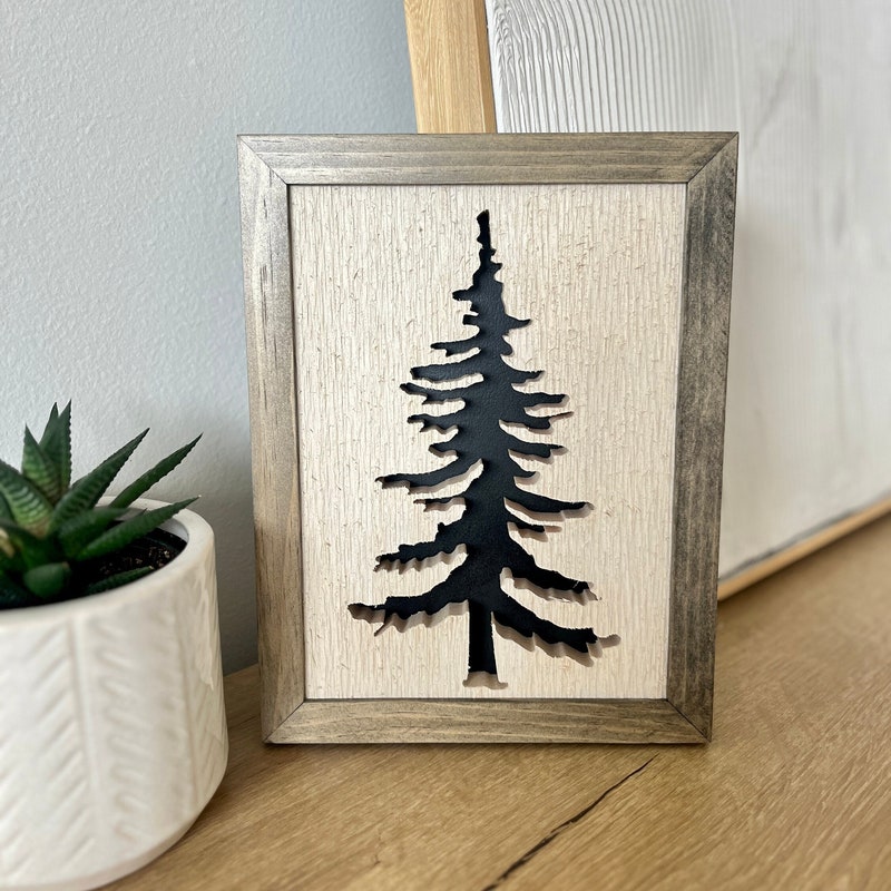 Rustic Pine Tree - Etsy
