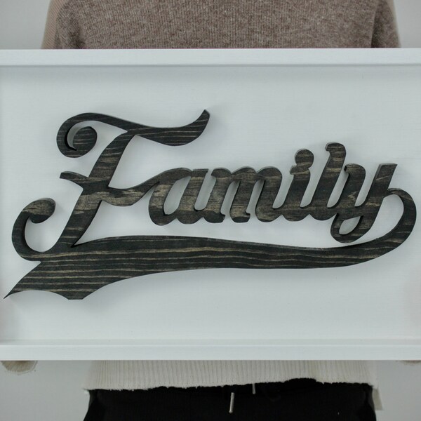 Family Stand Alone Sign - Etsy