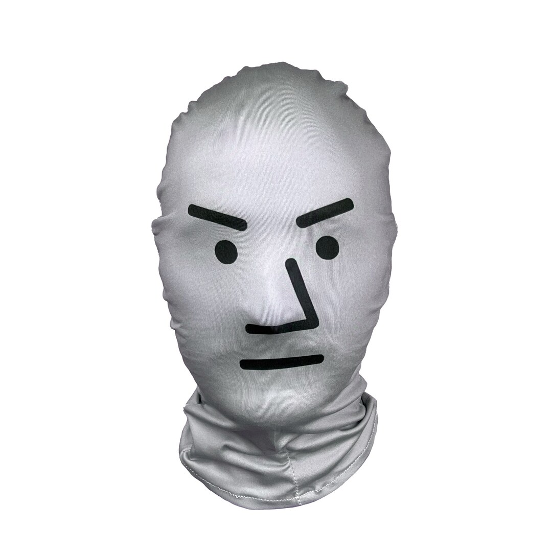 NPC Mask - Angry - Etsy