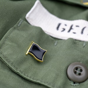 Anarchist Black Flag Enamel Lapel Pin - Etsy