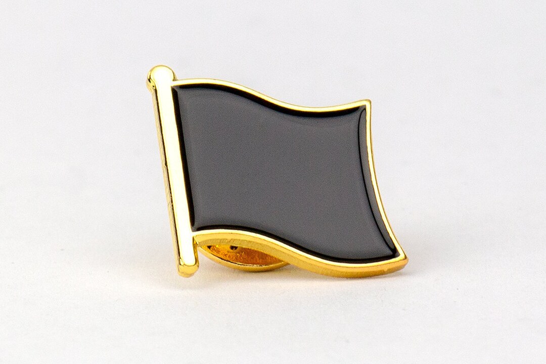 Anarchist Black Flag Enamel Lapel Pin - Etsy