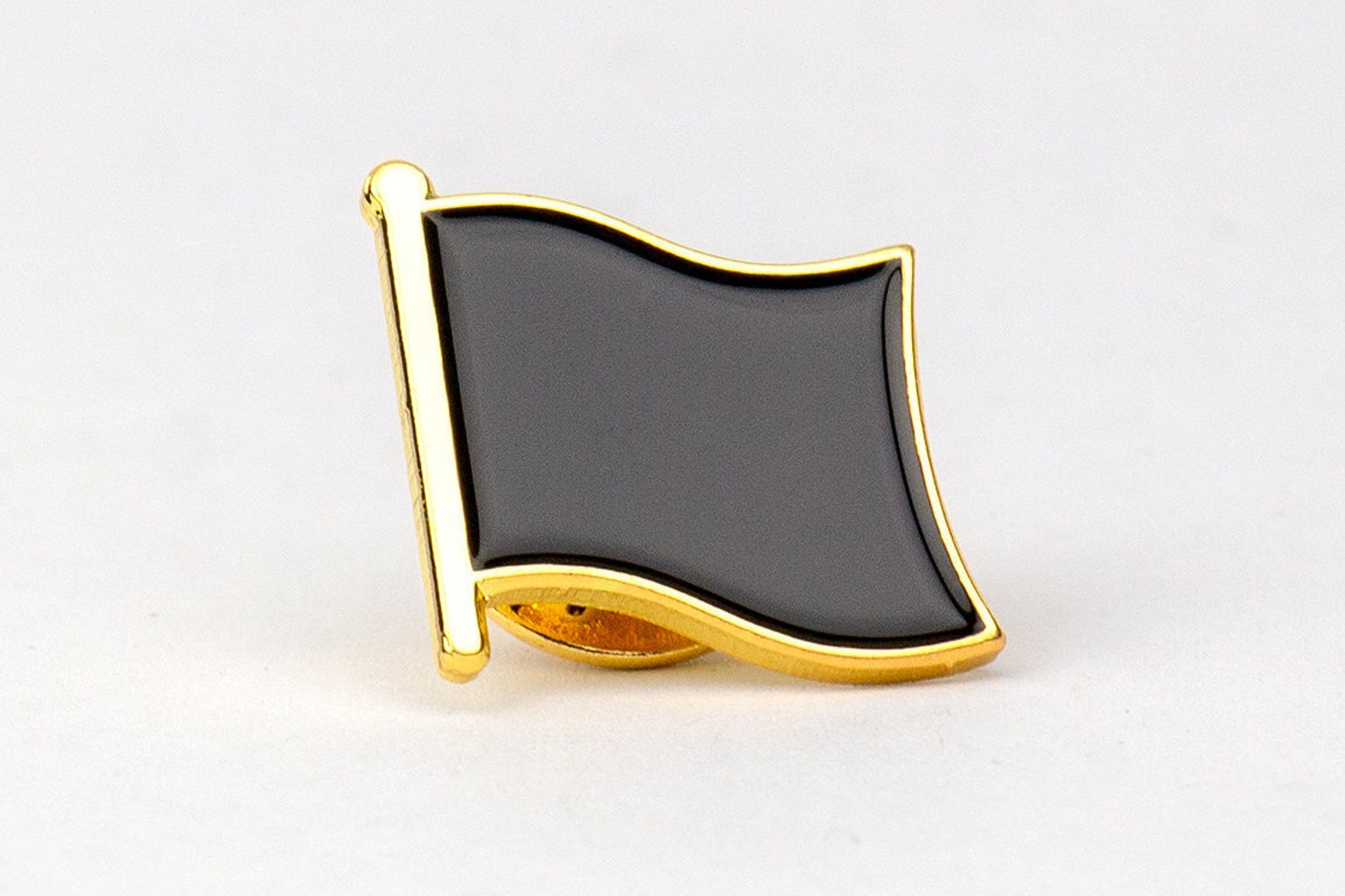 Anarchist Black Flag Enamel Lapel Pin - Etsy