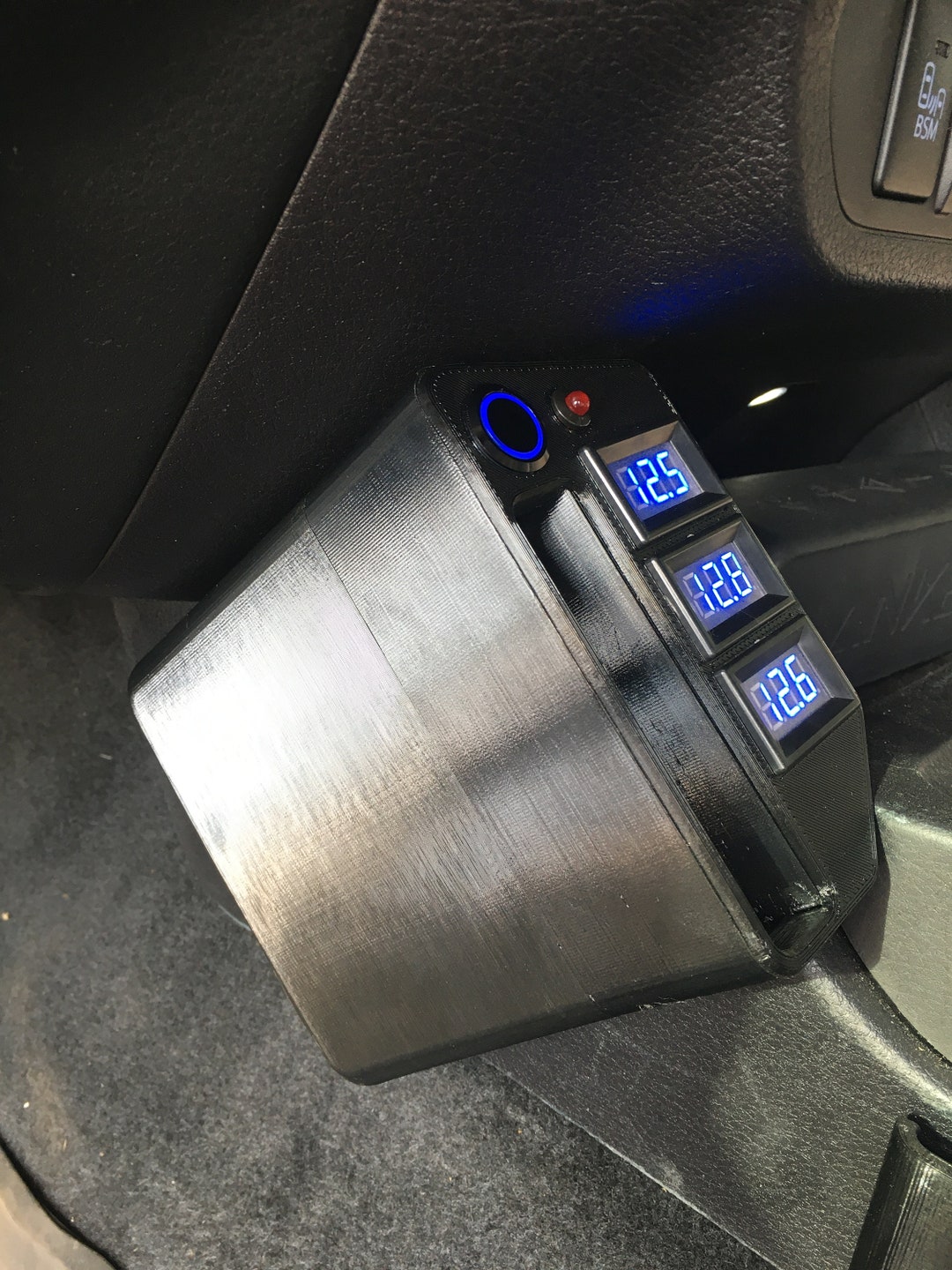 Custom Dual Battery Switch and Voltmeter Panel for Center Console - Etsy