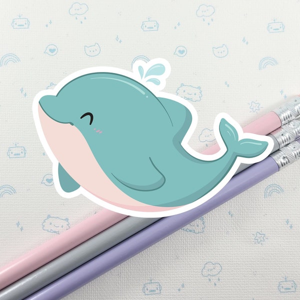 Dolphin Sticker - Etsy