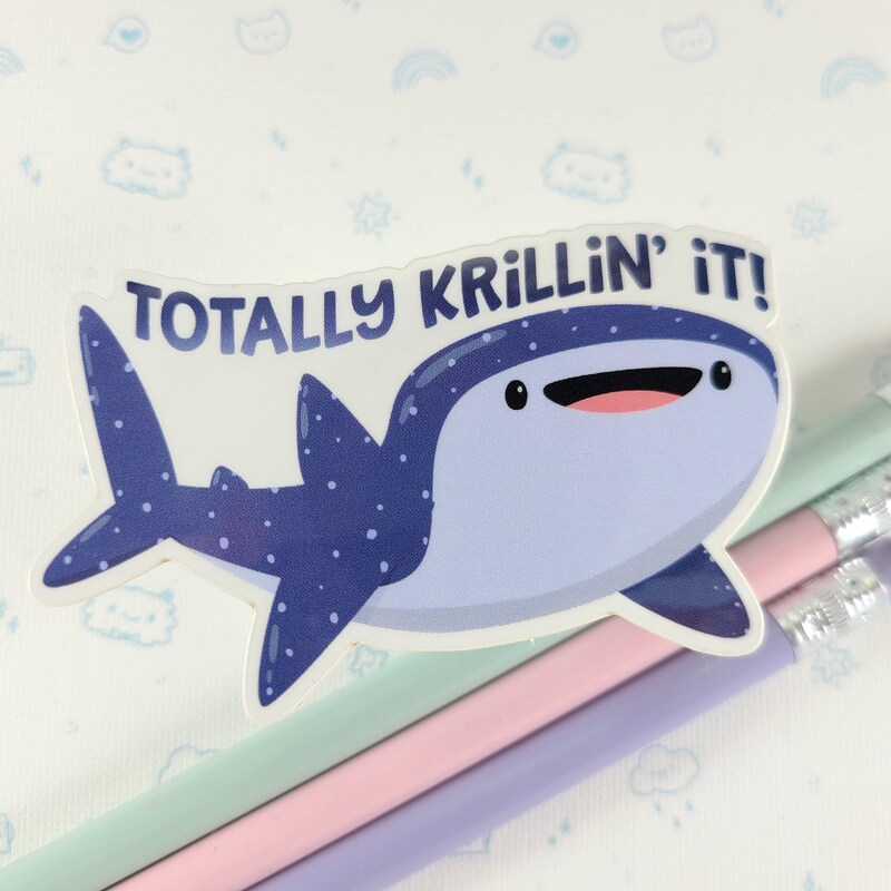 Whale Sticker - Etsy