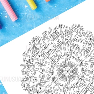 Yippee Kawaii Yay Mandala Magic Volume 3!, Adult Coloring Book, Premium ...