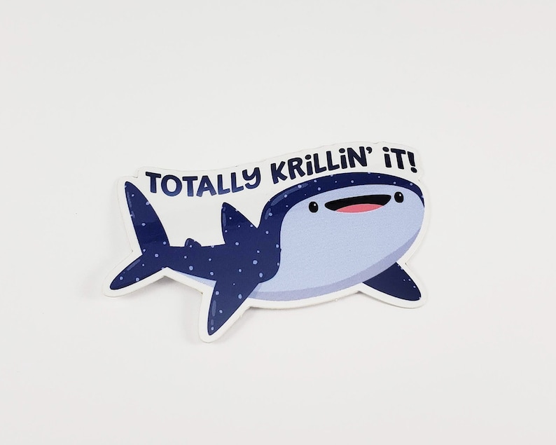 Whale Shark Sticker Vinyl Stickers Laptop Decal Whale Shark | Etsy