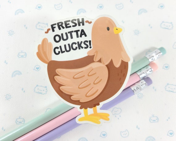 Chicken Sticker S0046 Vinyl Stickers Laptop Decal Chicken - Etsy