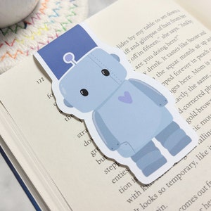 Robot Magnetic Bookmark, Kawaii Robot Planner Clip, Cute Robotic ...