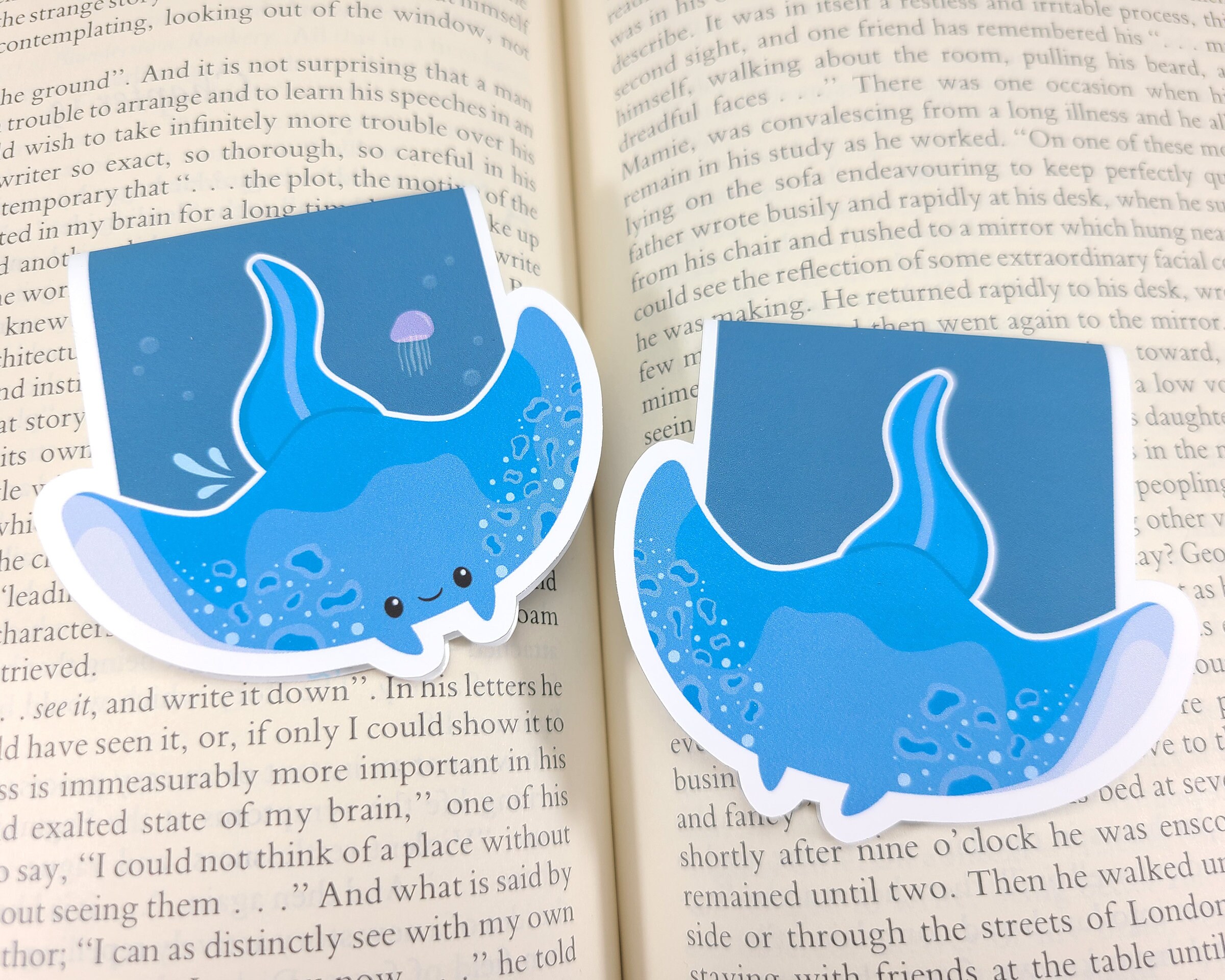 Stingray Bookmark, Under the Sea Planner Clip, Cute Ocean Themed ...