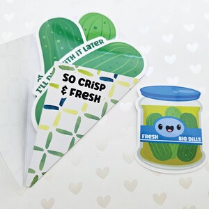 Pickle Sticker Bouquet, Cuter Pickle Stickers, Gift for Him, Sticker ...