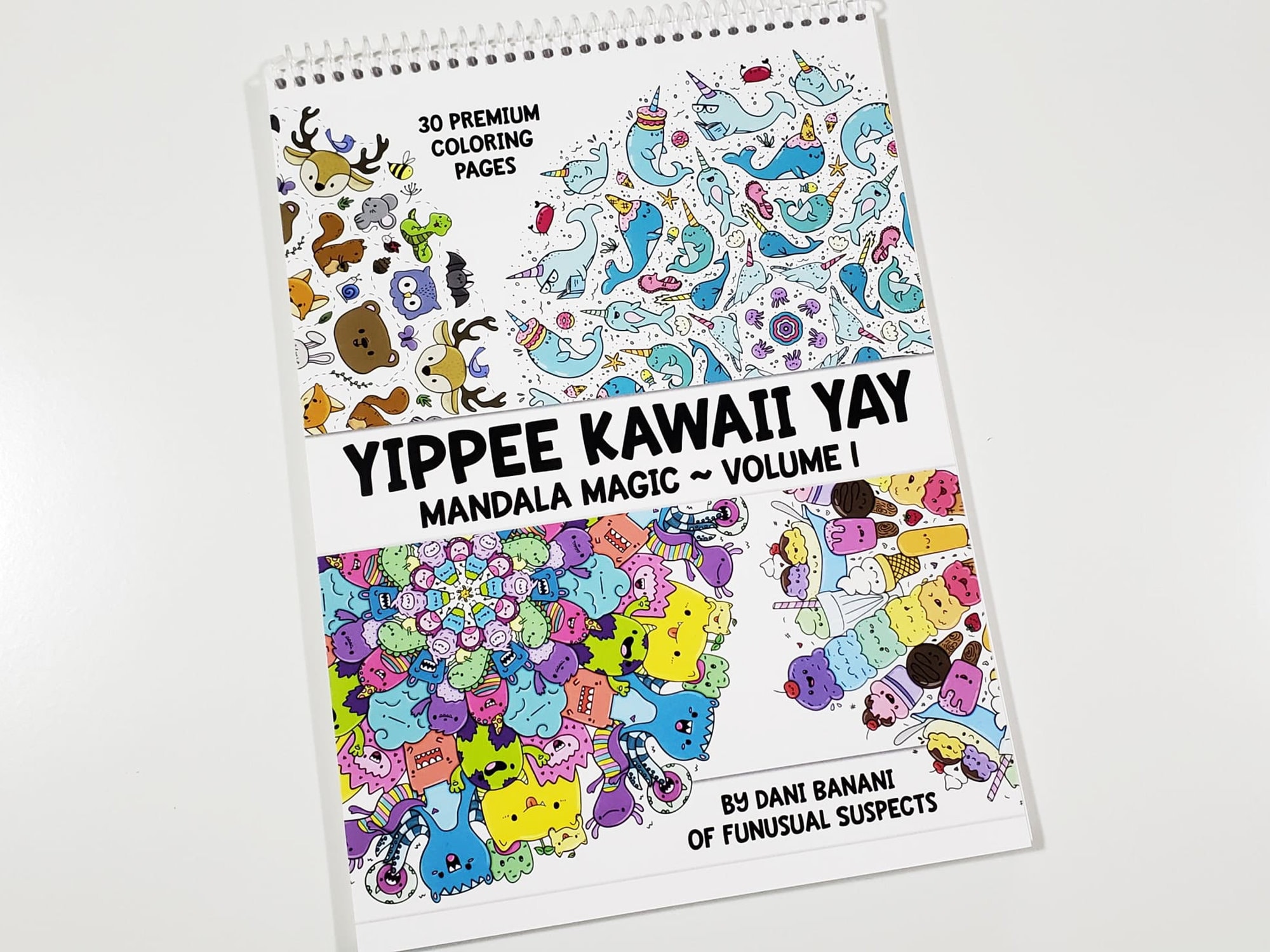Yippee Kawaii Yay Volume 1 Coloring Book Mandala Magic | Etsy
