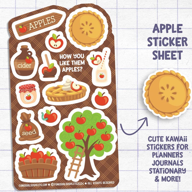 Food Stickers - Etsy