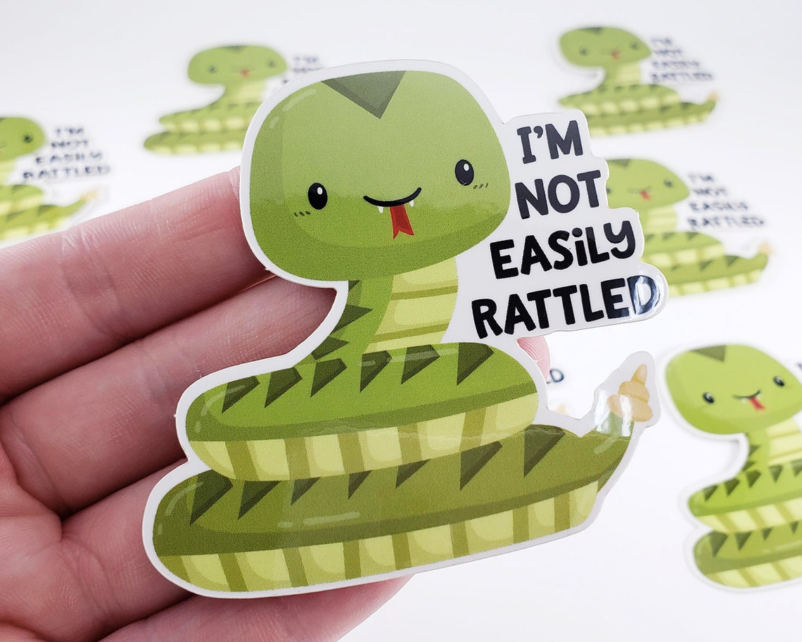 Snake Sticker, Vinyl Stickers, Laptop Decal, Snake Gift, Gift for Him ...