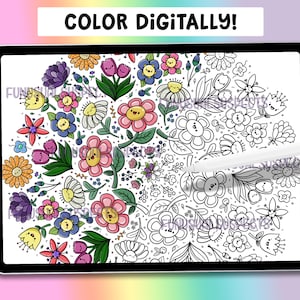 Kawaii Coloring Book: Yippee Yay! Part 4 (digital Download) - Etsy