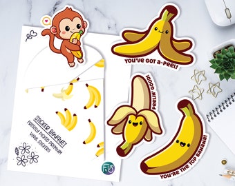 Banana Sticker - Etsy