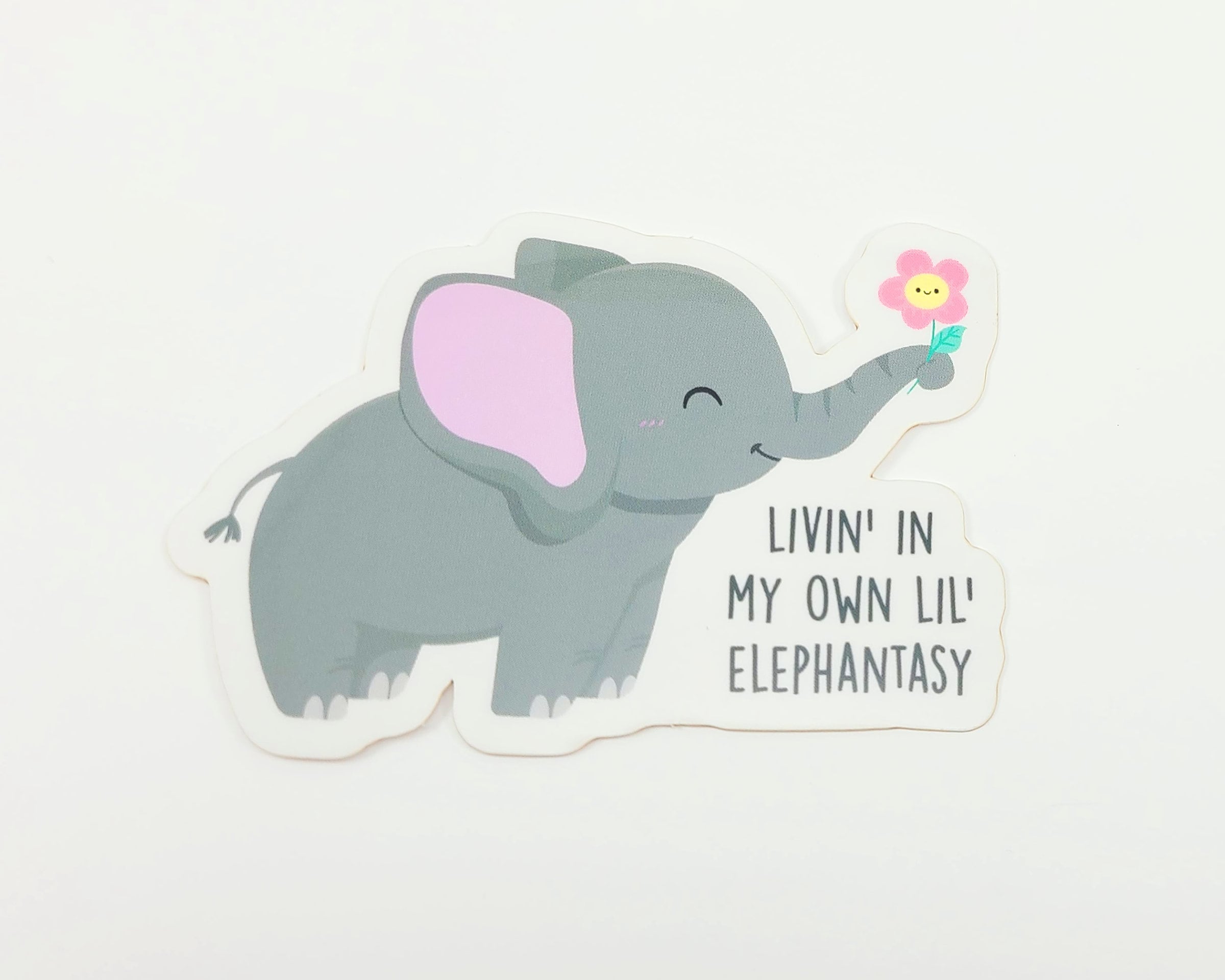 Elephant Sticker Vinyl Stickers Laptop Decal Elephant Gift | Etsy