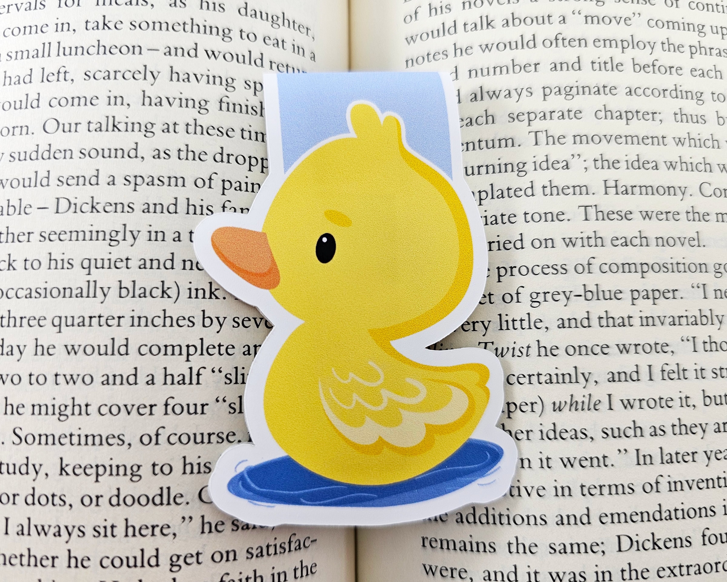 Duck Bookmark, Cute Yellow Ducky Planner Clip, Duckling Bookmark ...