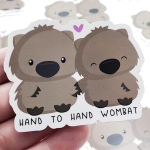 Wombat Sticker, Vinyl Stickers, Laptop Decal, Wombat Gift, Gift for Her ...