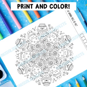 Yippee Kawaii Yay! Part 5, Digital Coloring Book, Printable Coloring ...