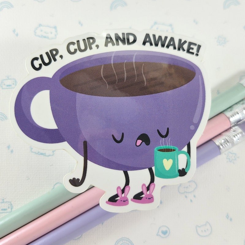 Coffee Cup Stickers - Etsy