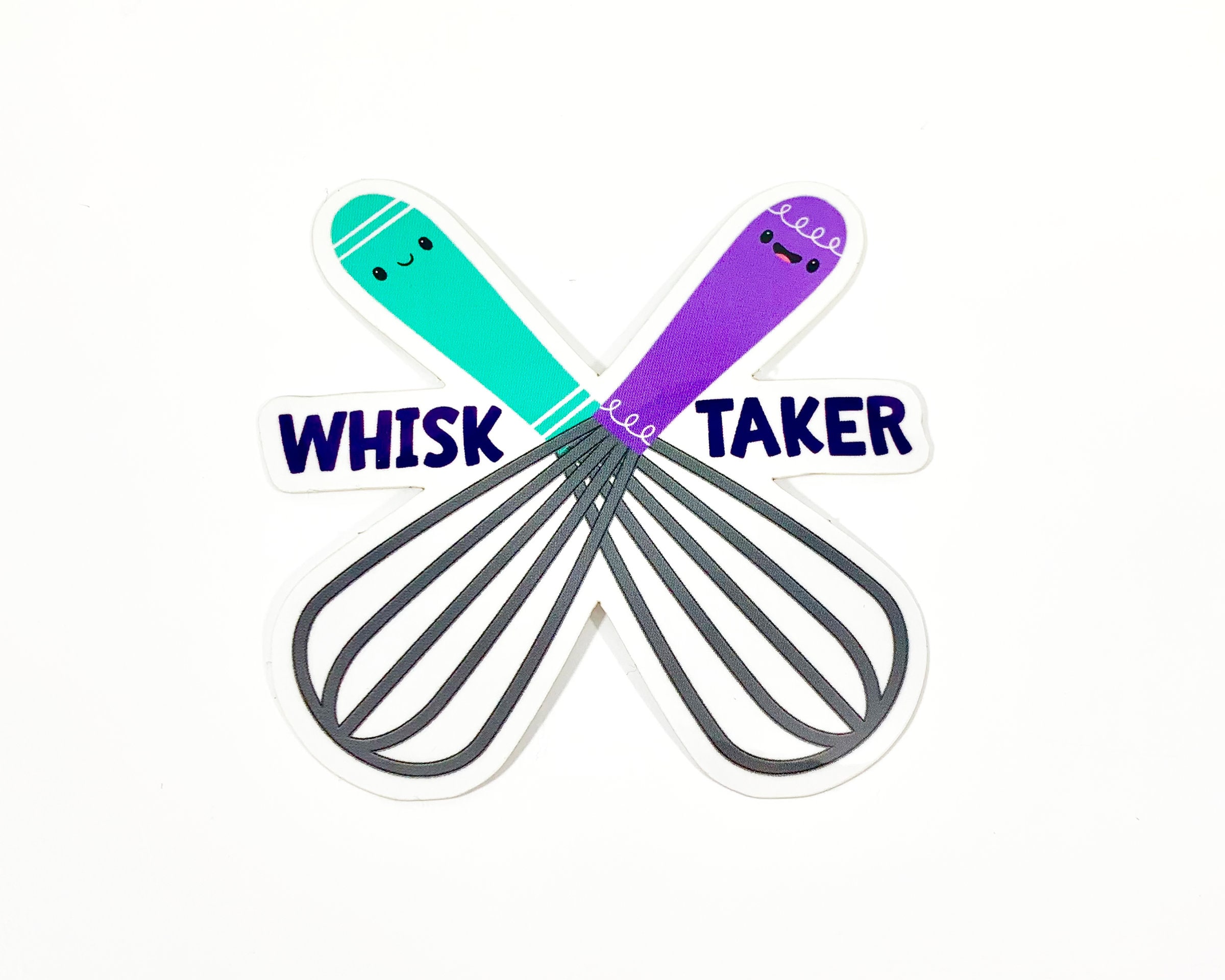 Whisk Taker Vinyl Sticker Cute Baking Decal Laptop Whisk | Etsy
