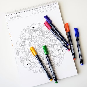 Yippee Kawaii Yay Volume 1, Coloring Book, Mandala Magic, Adult ...