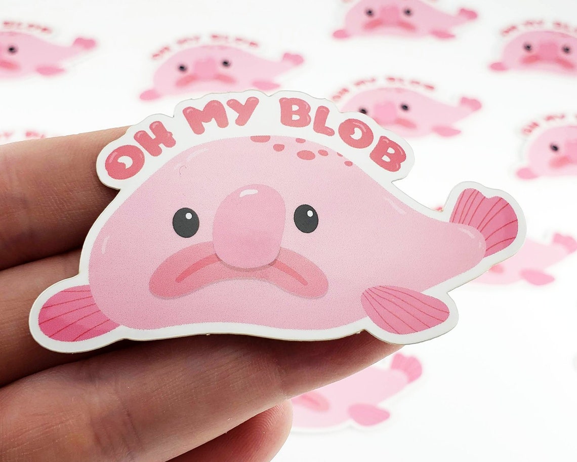Blobfish Sticker S0016 Vinyl Stickers Laptop Decal - Etsy UK