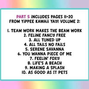 Yippee Kawaii Yay! Part 5, Digital Coloring Book, Printable Coloring ...