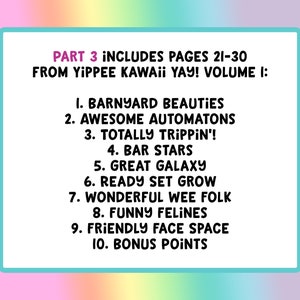 Yippee Kawaii Yay! Part 3, Digital Coloring Book, Printable Coloring ...