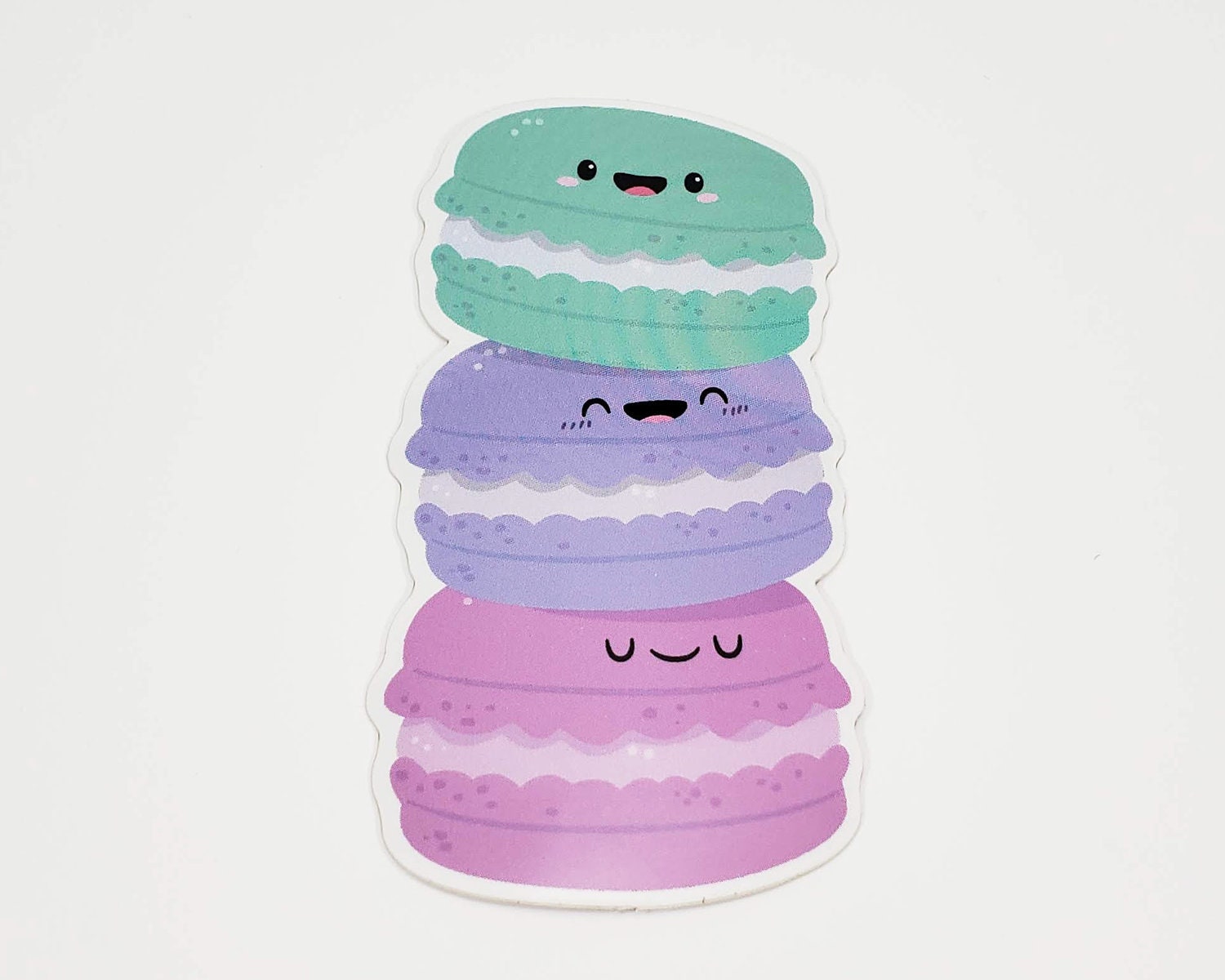 Macaron Sticker, Vinyl Stickers, Laptop Decal, Cookie Gift, Gift for ...