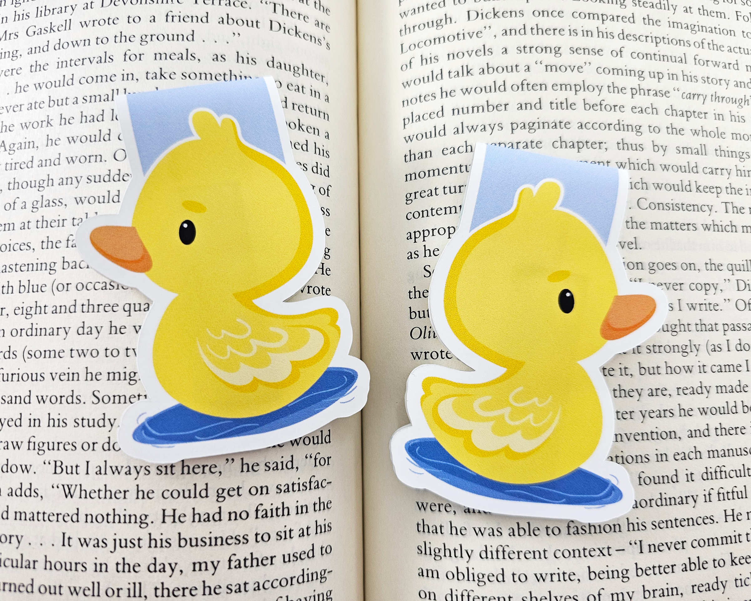 Duck Bookmark, Cute Yellow Ducky Planner Clip, Duckling Bookmark ...
