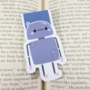 Robot Magnetic Bookmark: Kawaii Planner Clip, Book Lover Gift - Etsy
