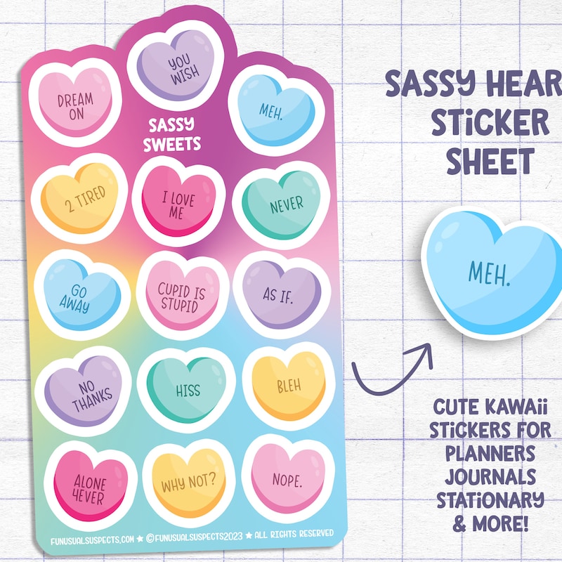 Sassy Stickers - Etsy